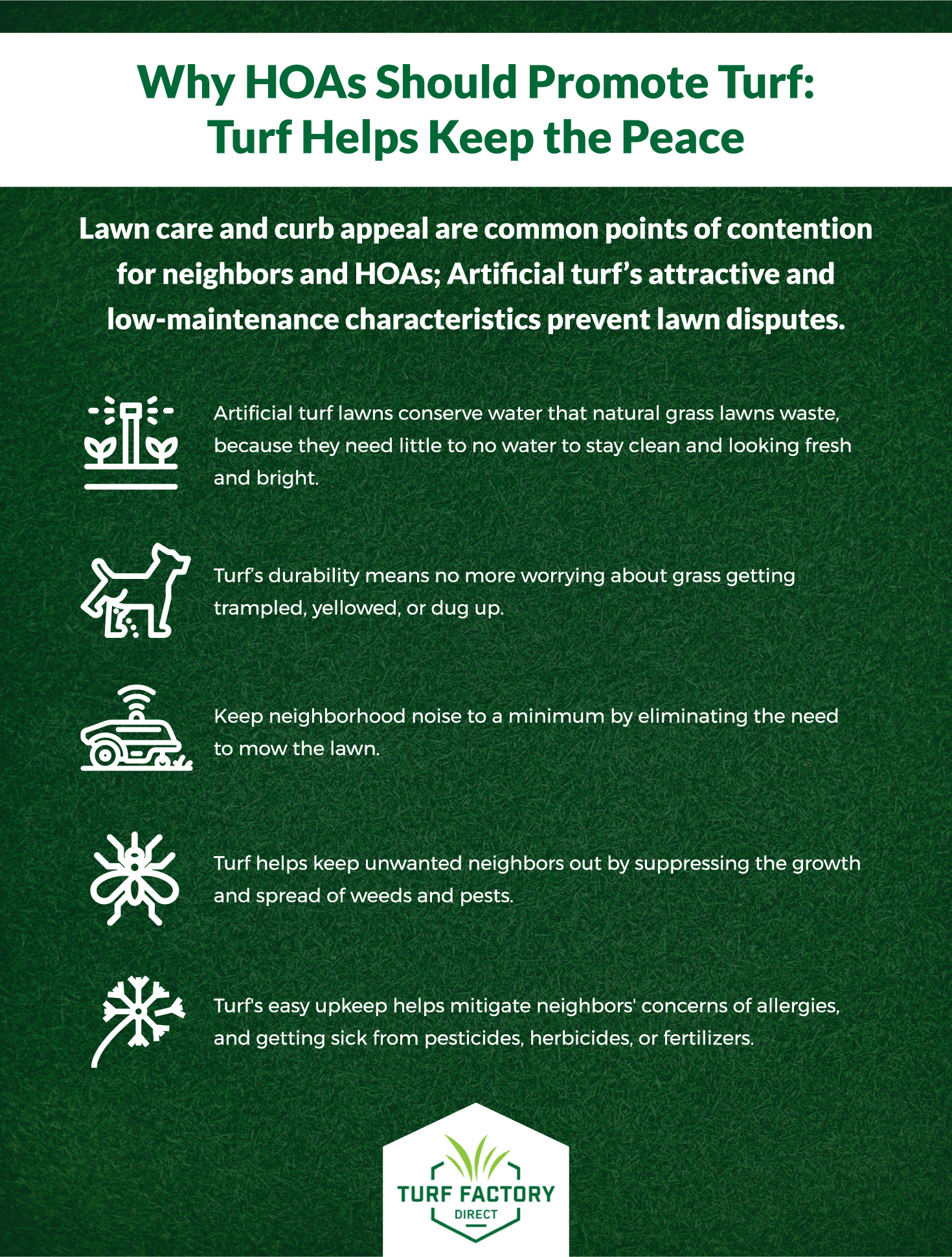 Do HOAs Allow Artificial Turf? | Turf Factory