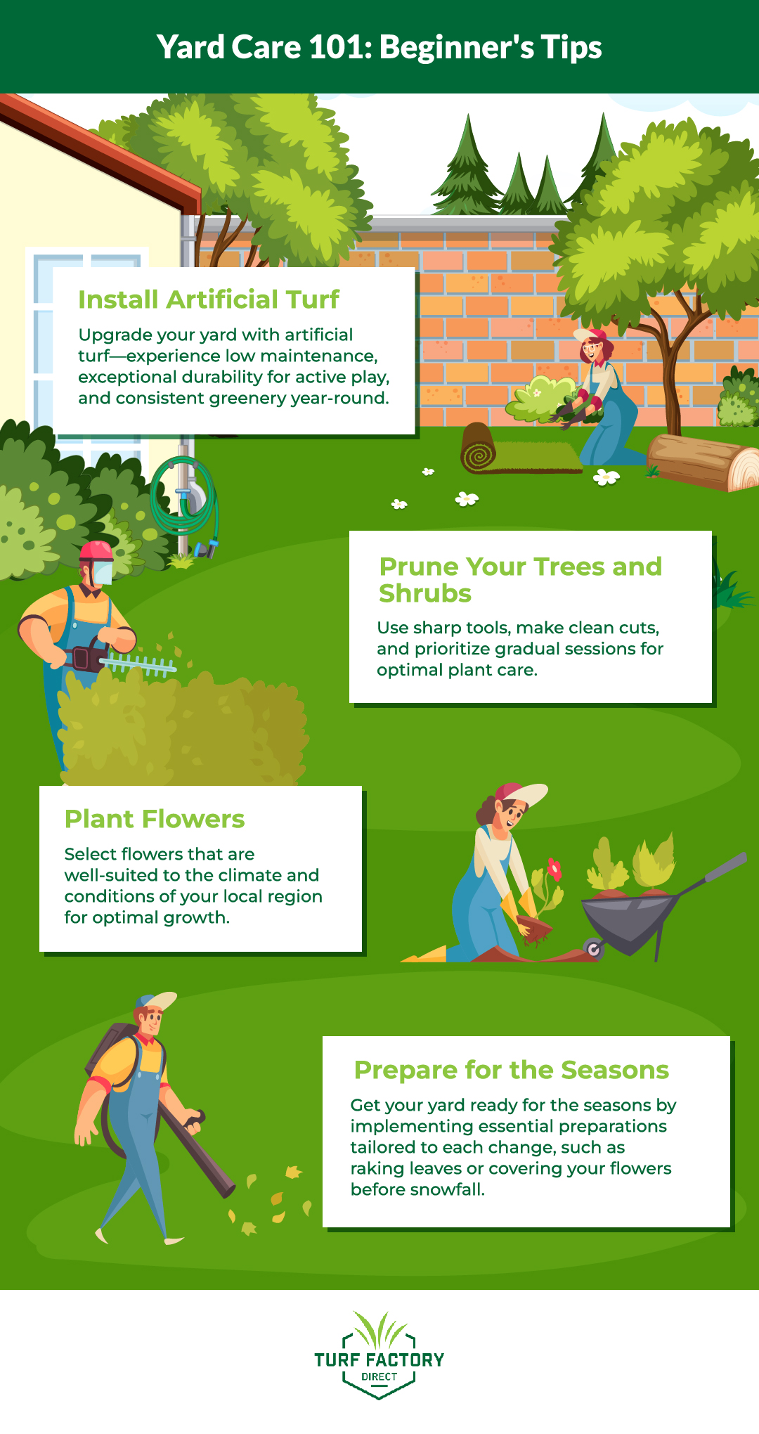 Beginner’s Guide to Yard Maintenance | Turf Factory