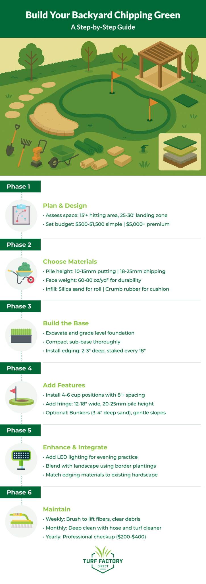 Beyond the Green: Creative Backyard Chipping Green Ideas | Turf Factory